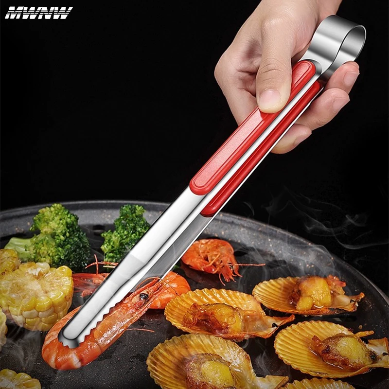 Four-Colors-Long-Barbecue-Tongs-Food-Tongs-Food-Clip-Kitchen-Gadgets ...
