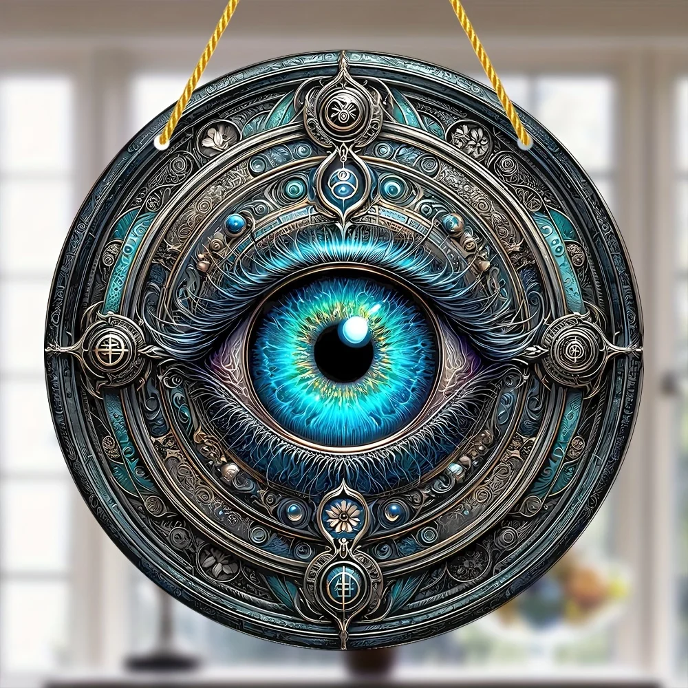 Mysterious witchcraft eye sign,window hanging art decorative acrylic ...
