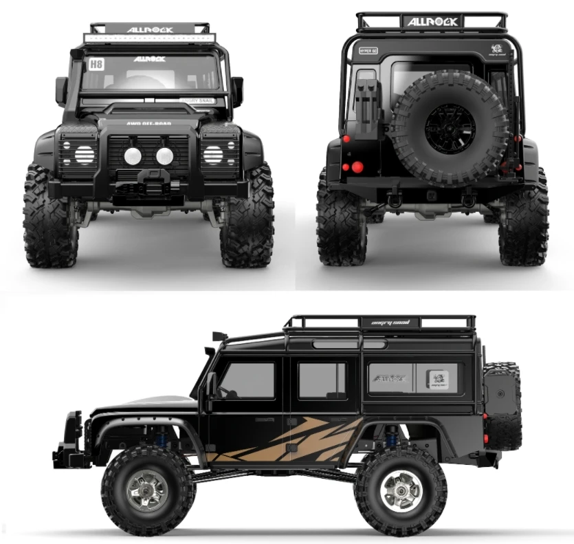 2025 MJX Hyper Go H8H Upgraded H8H+ 1/8 Scale ALLROCK Defender 4WD ...