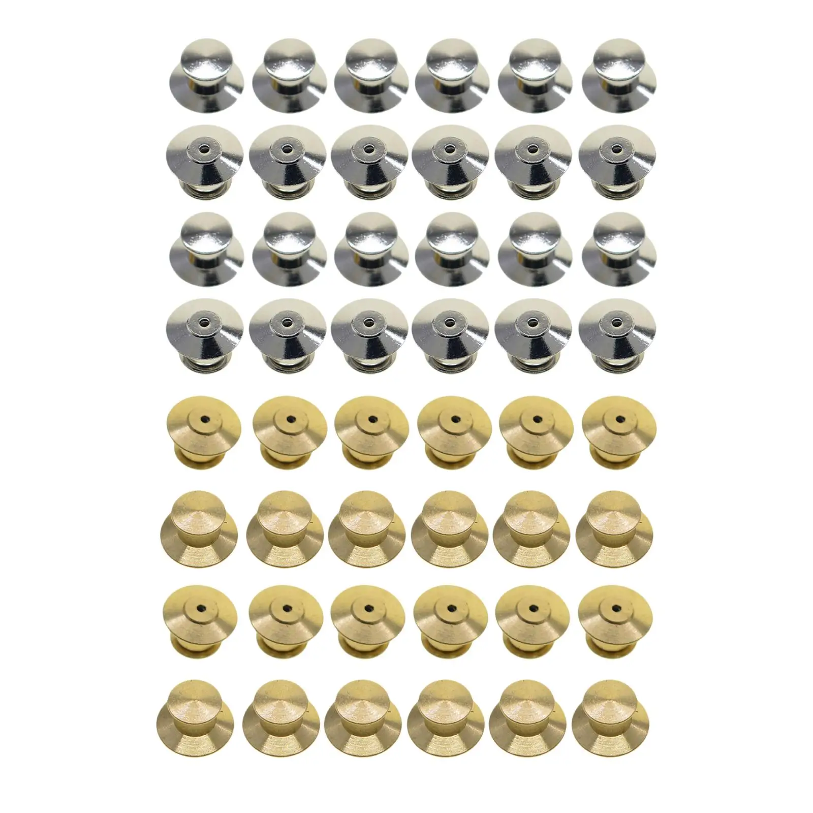24x-Safety-Metal-Pin-Backs-Locking-Pin-Keepers-Backings-for-Uniform ...