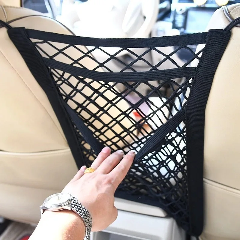 Filet de rangement élastique pour voiture, sac de rangement, filet de ...