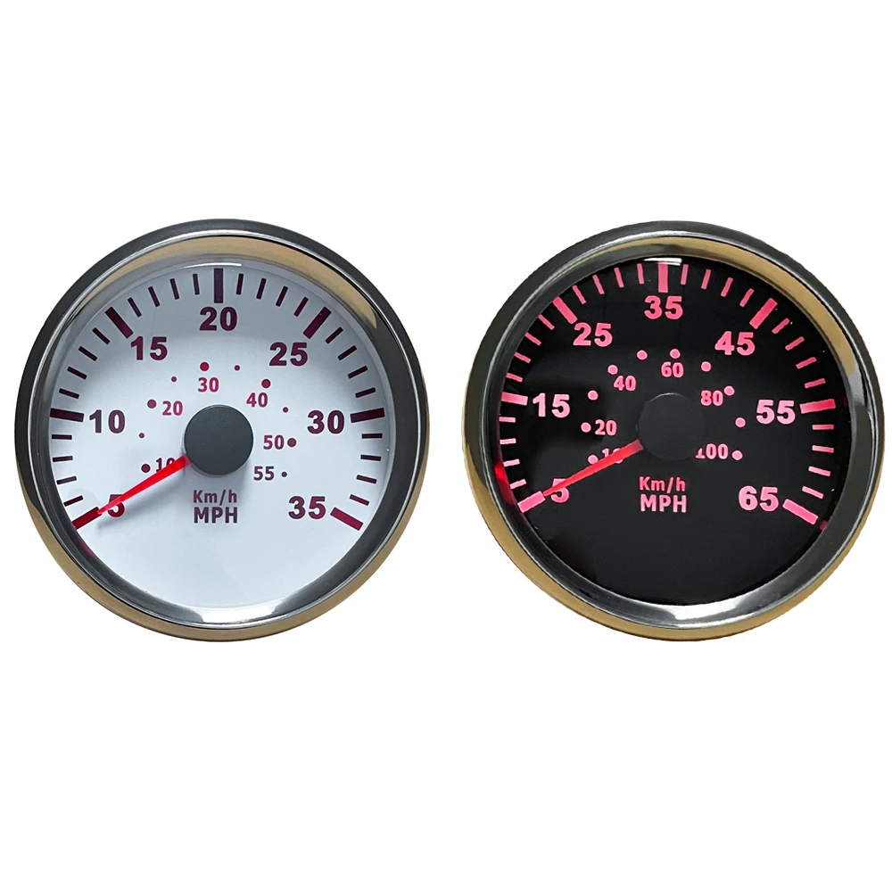 New-Universal-85mm-Boat-Speed-Gauge-0-35-MPH-0-55-MPH-0-65MPH-Pressure ...