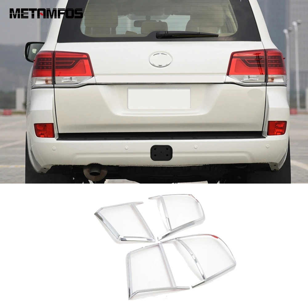 Arka işık lamba kapağı Trim için Toyota Land Cruiser LC200 2nd 2nd ...