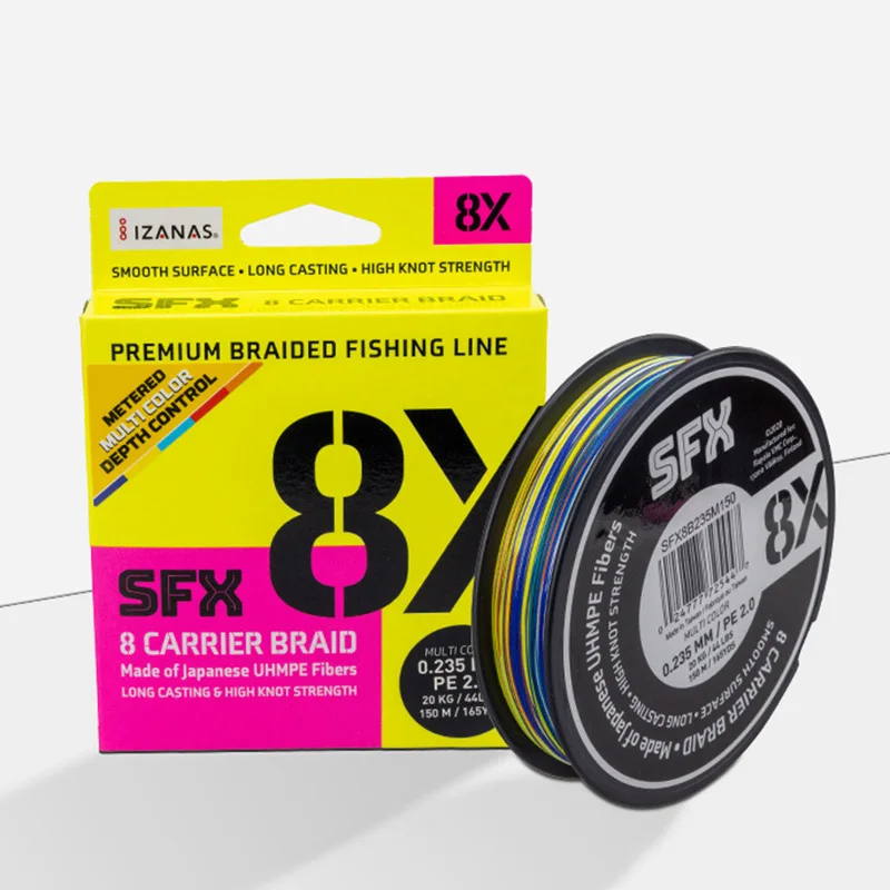 Sufix SFX 8 Carrier Braid Made of UHMPE Fibers Premium Braided Fishing ...