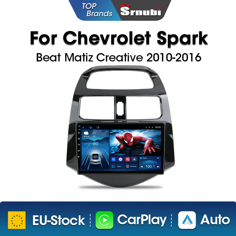 Srnubi 2 Din Android 12 Car Radio For Chevrolet Spark Beat Matiz ...