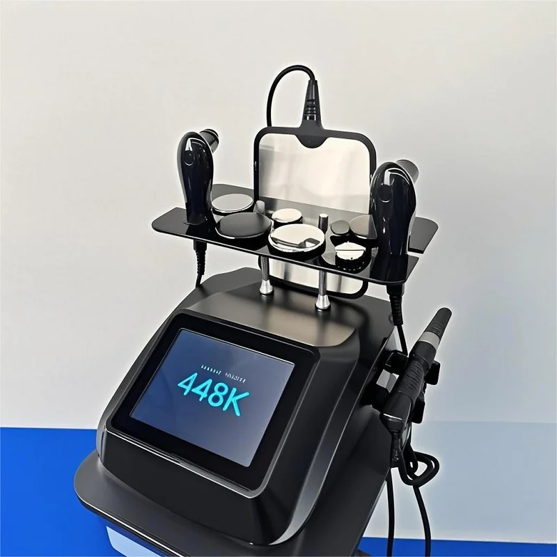 448KHZ TECAR Therapy Machine Body Pain Relief Skin Tightening Anti ...