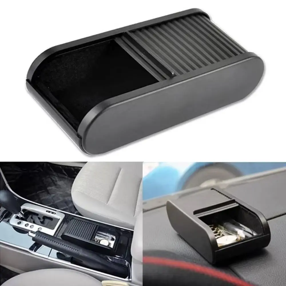 Portable Sliding Open Car Console Storage Box Large Capacity Self ...