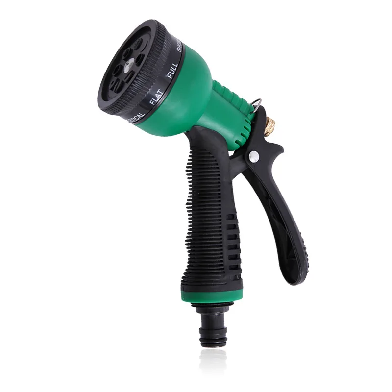 High-pressure-Water-Gun-Ajustable-Hose-Nozzles-8-Pattern-Garden-Water ...