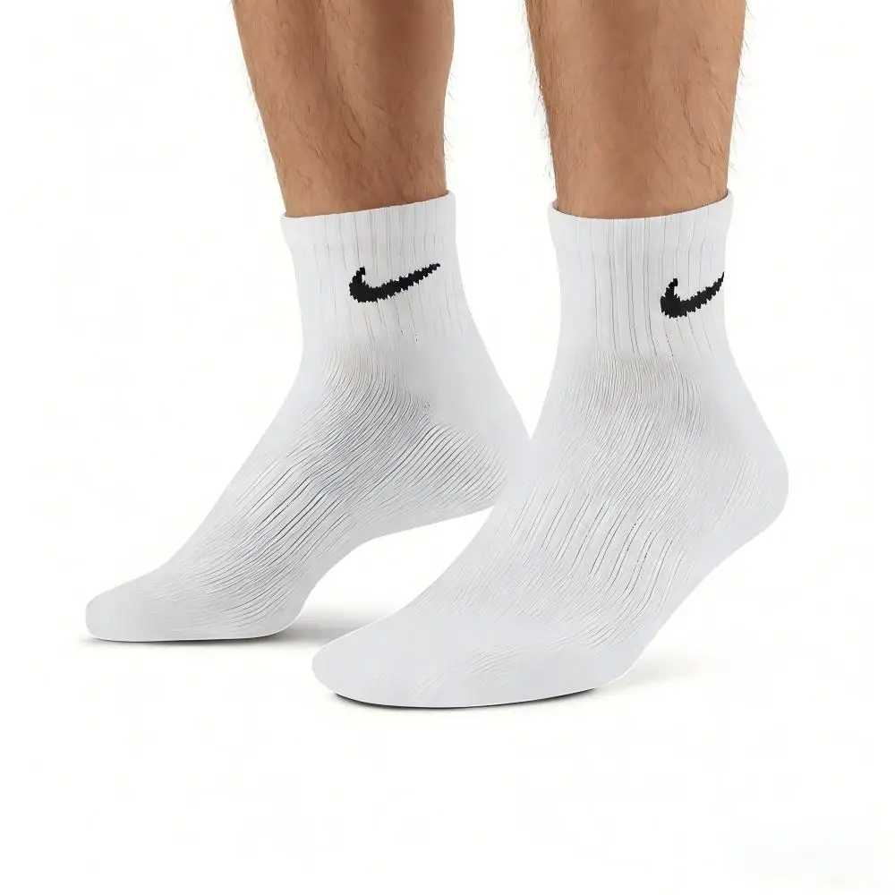 Nike EVERYDAY CUSH QTR 3PR Mid-Calf All-Around Training Socks ...