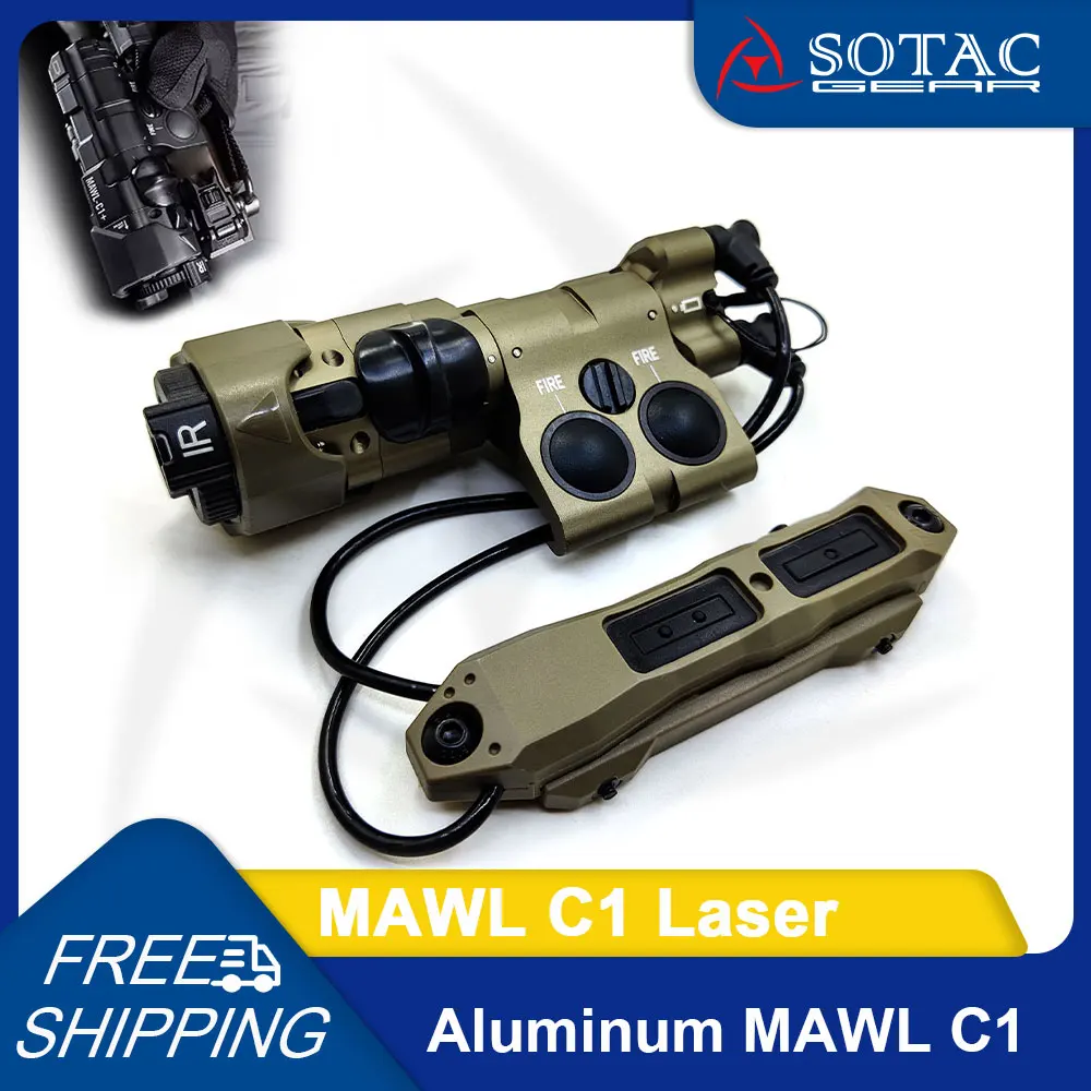 SOTAC-GEAR-Aluminum-Tactical-MAWL-C1-Green-Laser-IR-LED-Light-with-Dual ...
