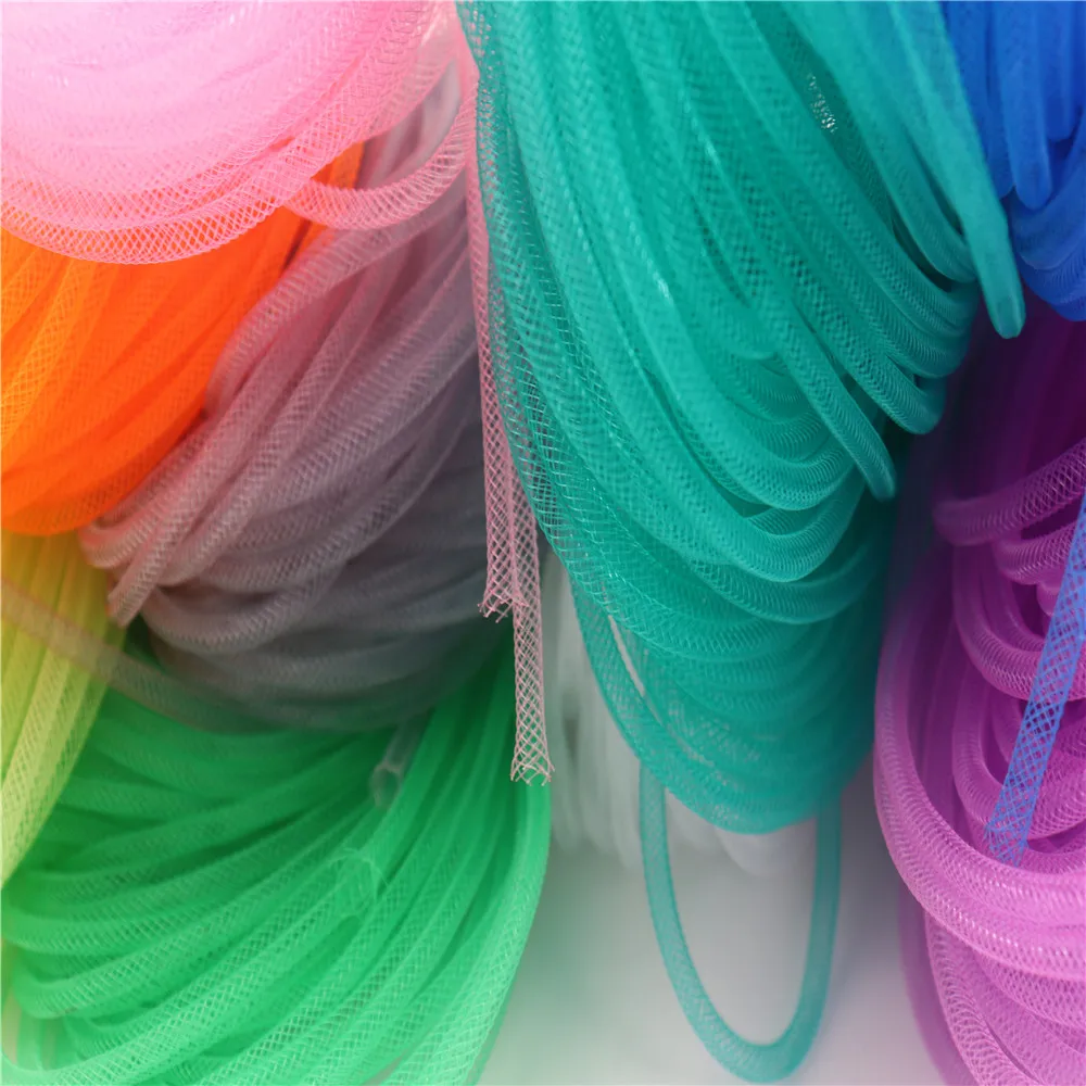 Metallic-10mm-Tubular-Horsehair-Crinoline-Tube-Crin-net-fabric-Trimming ...