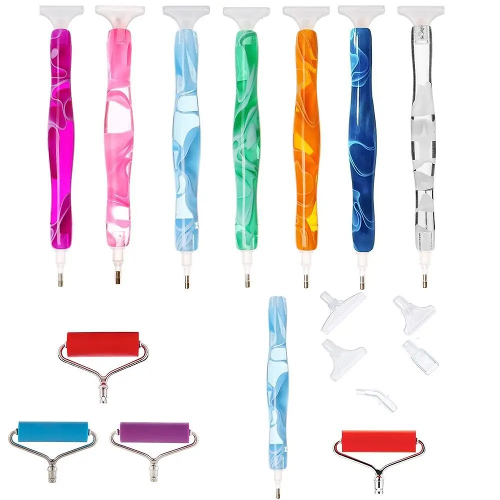 5d-Harz-Diamant-Malerei-Stift-Punkt-Bohr-stifte-Ersatz-Stift-K-pfe ...