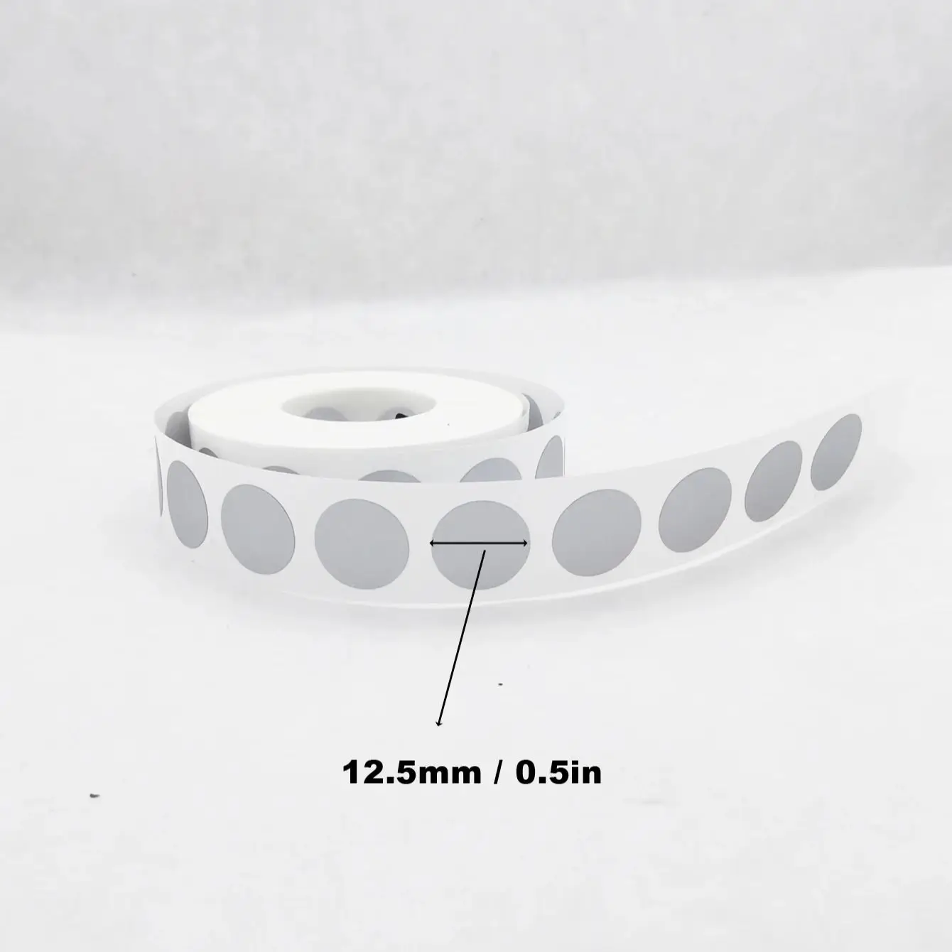 1000-Pack 0.5" Circle Scratch-Off Stickers Golden/Silver Small round ...