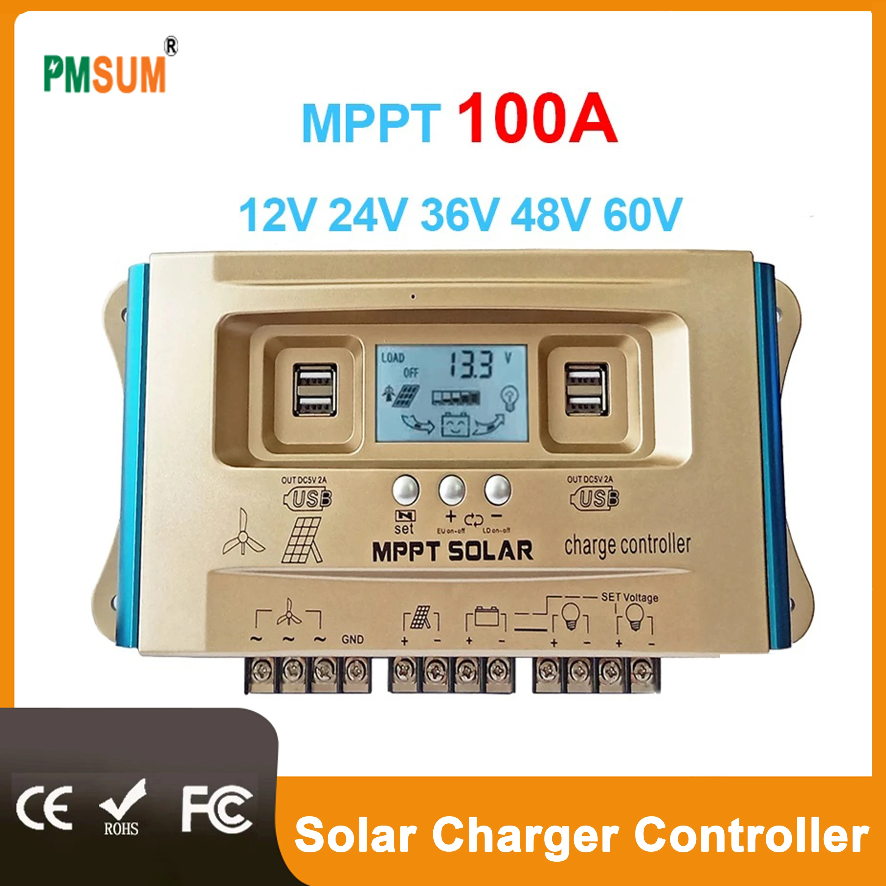 100A-Wind-Solar-Hybrid-Controller-MPPT-LCD-Dual-USB-12V-24V-36V-48V-60V ...