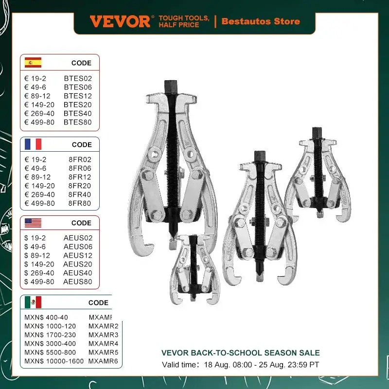 VEVOR-Gear-Puller-Set-3-4-6-8-Puller-Kit-3-Jaw-Gear-Bearing-Flywheel ...