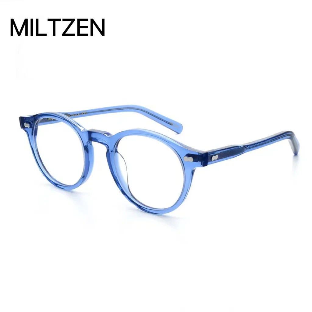 American Brand Moscot Miltzen Style Johnny Depp Sapphire Frame Men ...