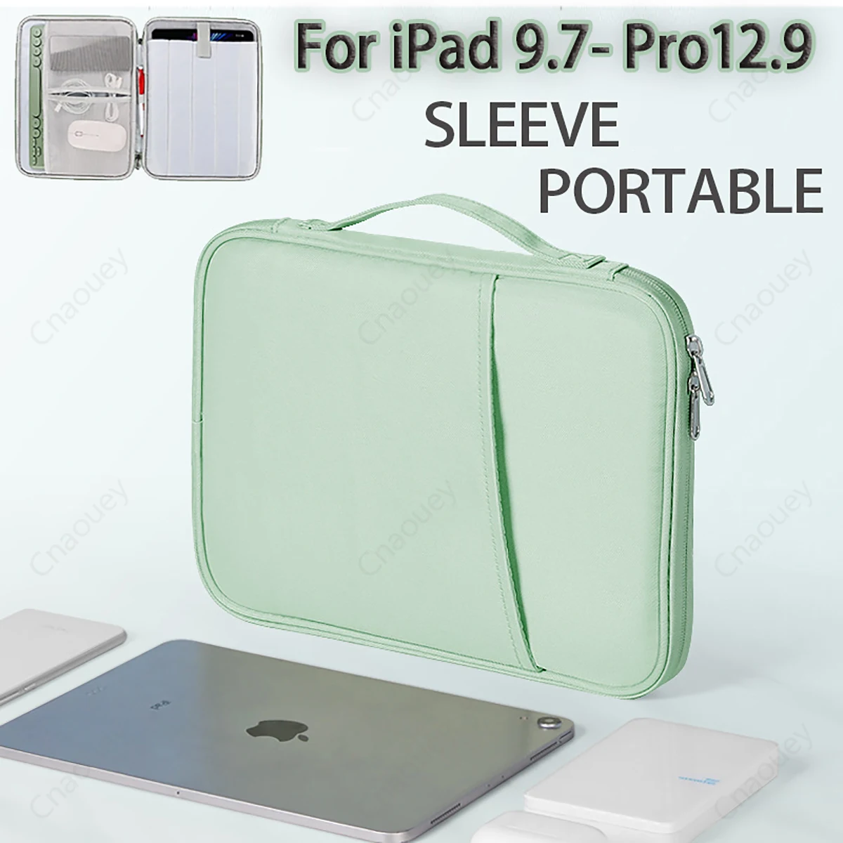 Sleek Portable Handbag Case and Sleeve Cover for iPad 2th 3th 4th Gen ...