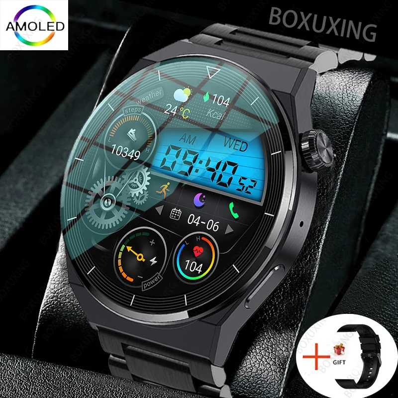 New NFC Smart Watch Men GT3 Pro AMOLED 390*390 HD Screen Heart Rate ...
