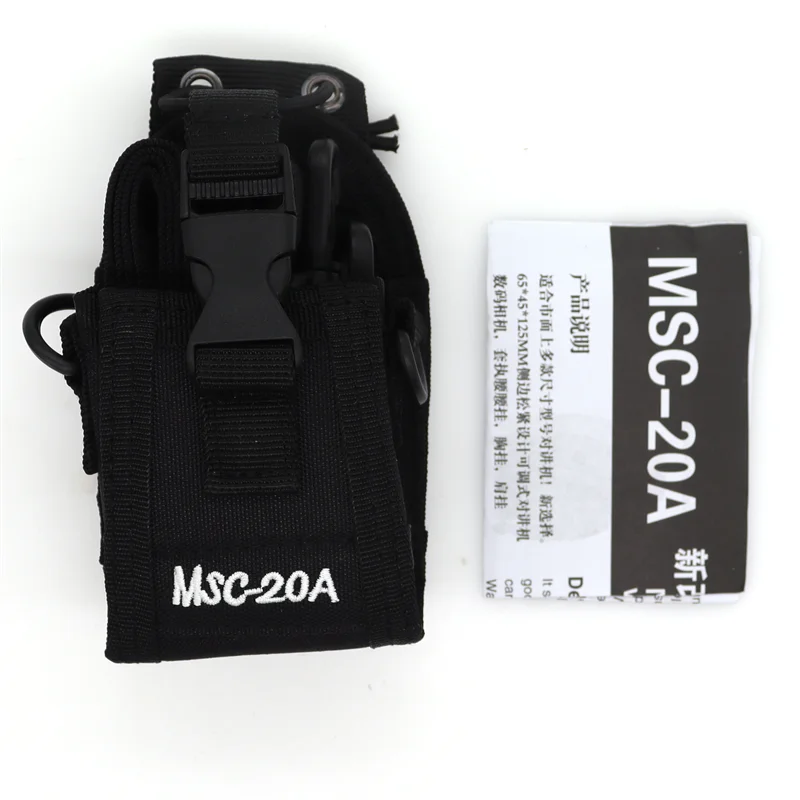 Tactical-Molle-Radio-Walkie-Talkie-MSC-20A-Nylon-Pouch-Waist-Bag-Holder ...