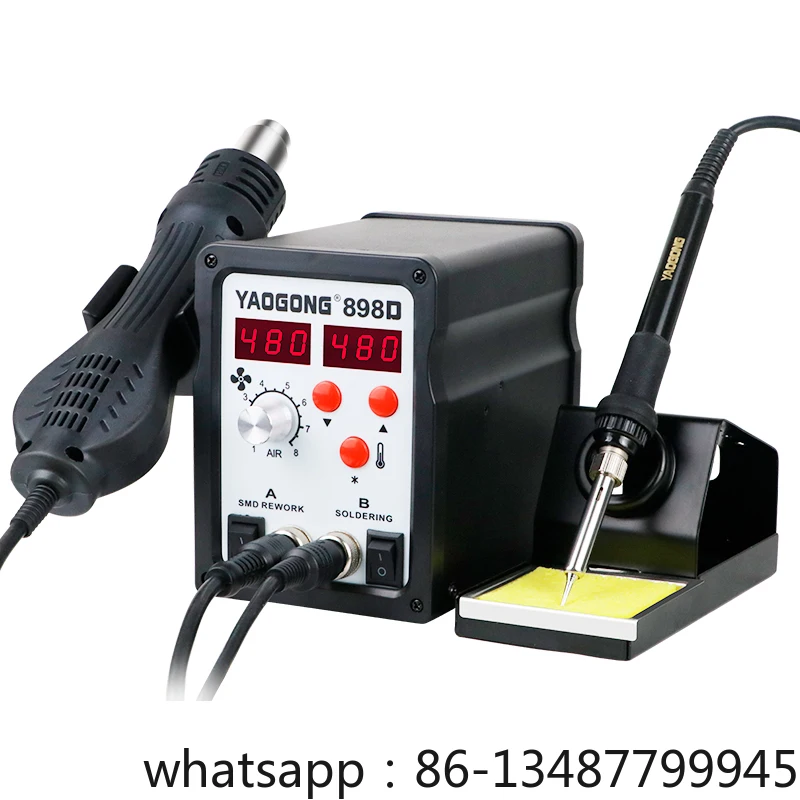 Yao-Gong-858D-hot-air-gun-disassembly-and-welding-station-898D-two-in ...