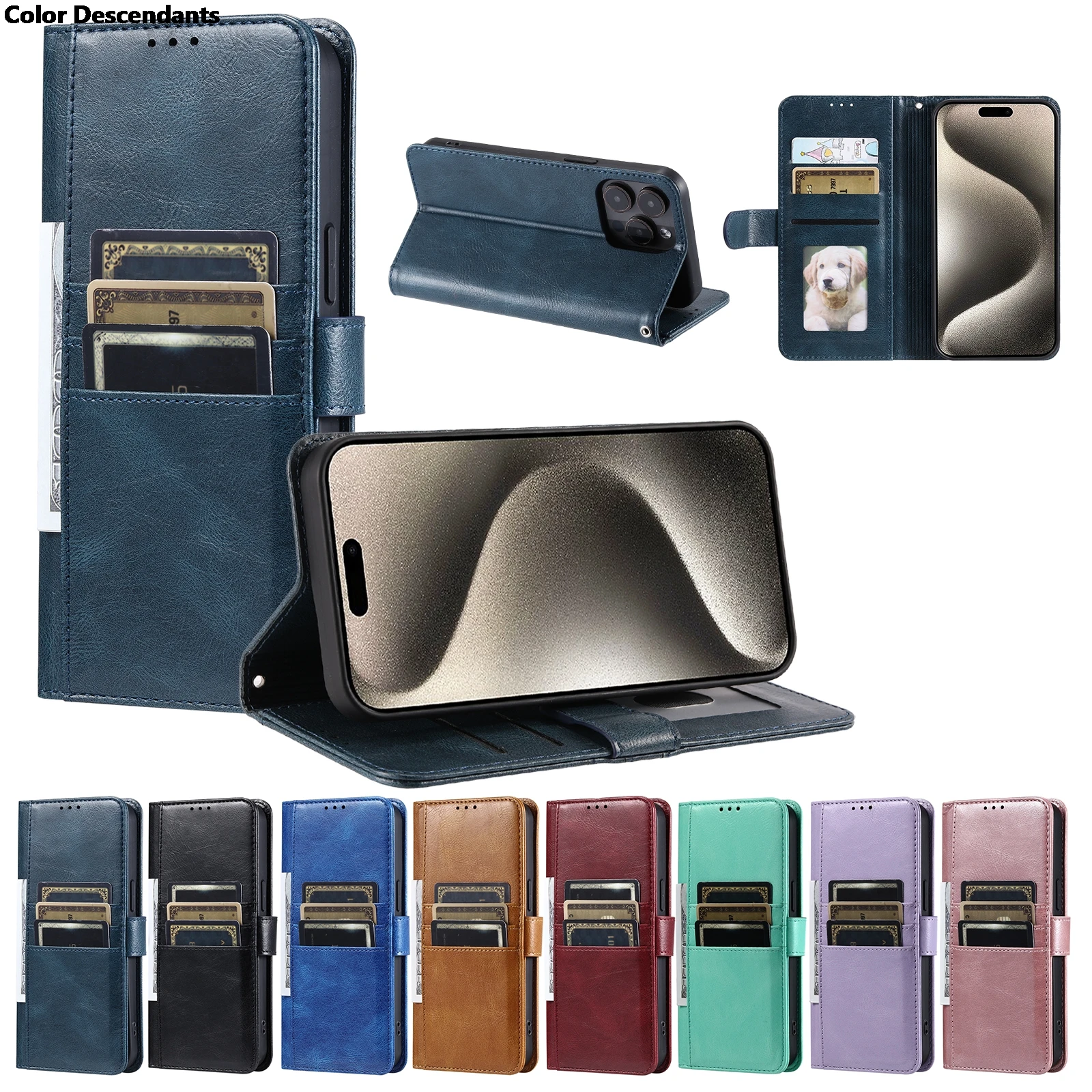 Classic PU Leather Case for LG V30 Capa for LG K40 K50 Q60 G6 V 30 K 40 ...