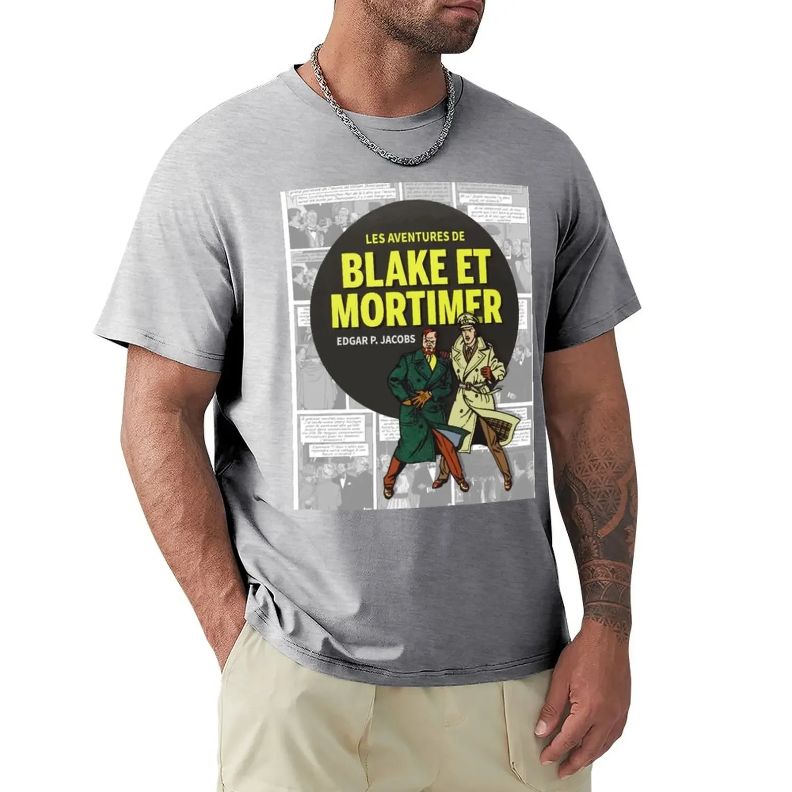 The-Adventures-of-Blake-and-Mortimer-T-Shirt-summer-top-Short-sleeve ...