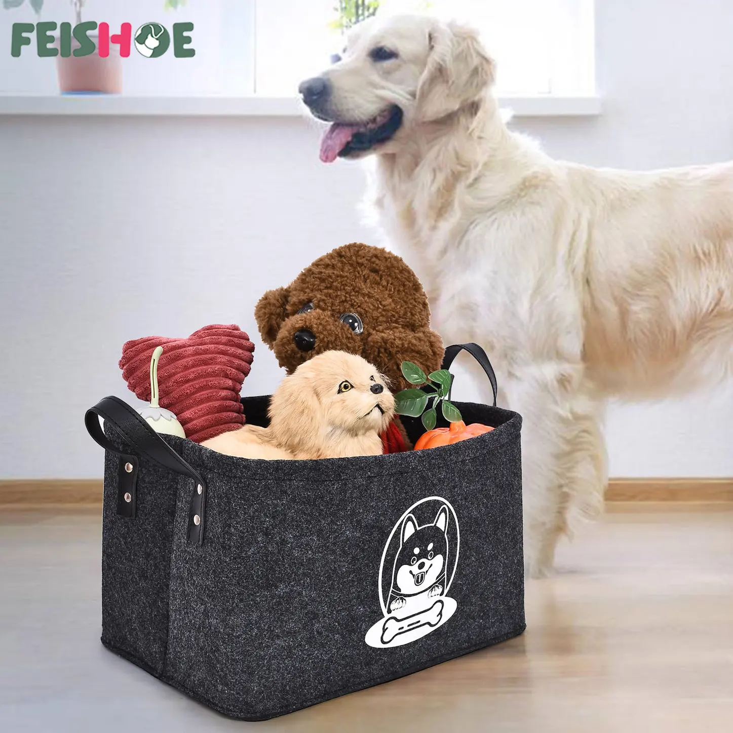 Basket Of Dog Toys