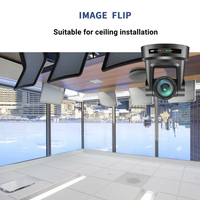 NDI POE Video Conference Camera AI Tracking HD 4K/1080p 12/20X Zoom ...