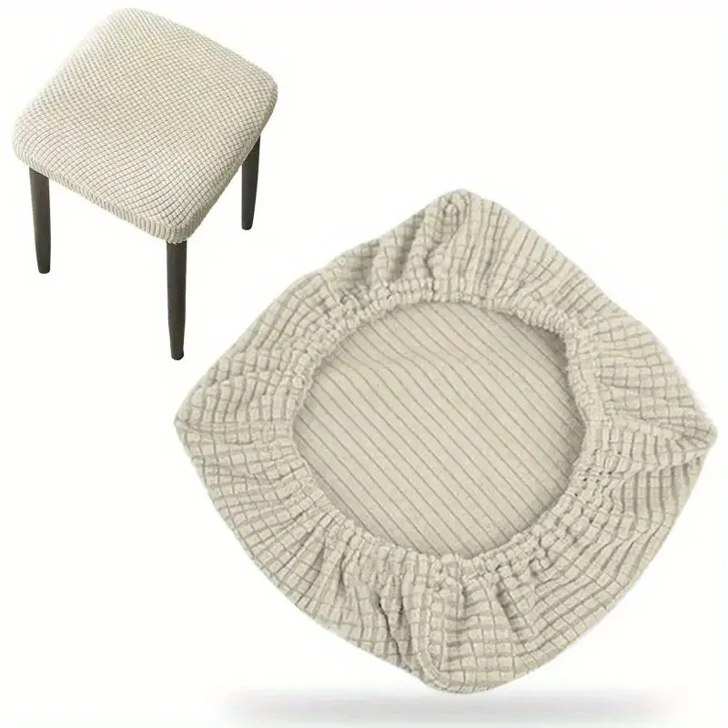 1PC Stool Cover Chair Cover Dressing Stool Cover Elastic Chair ...