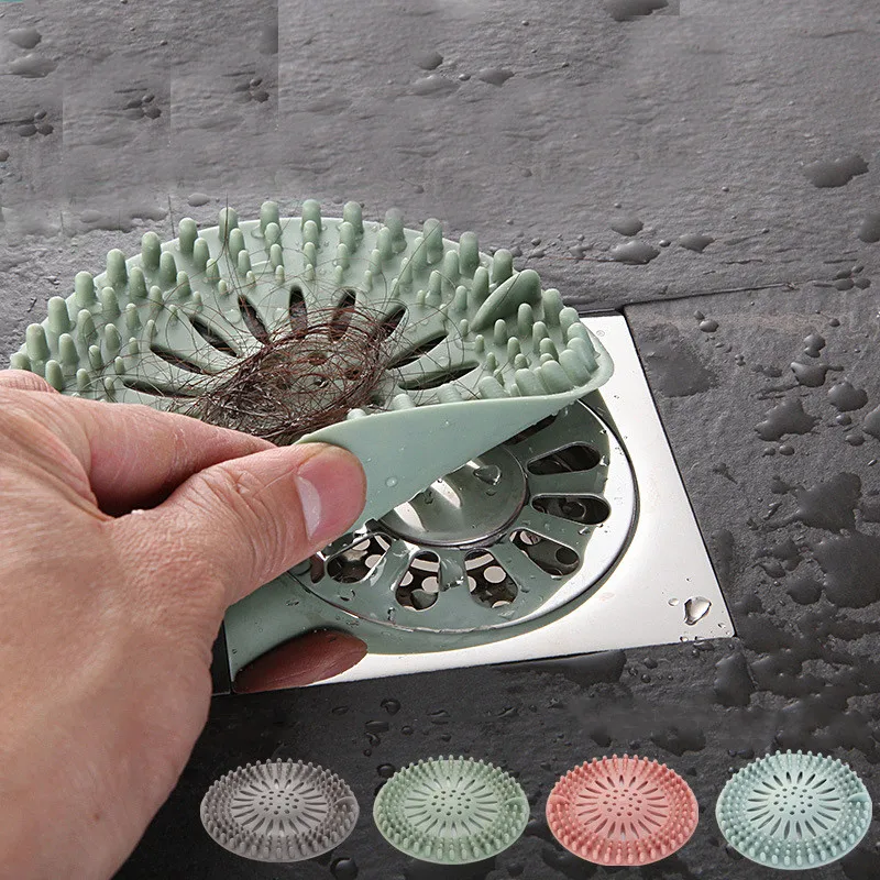 Hair Filter Toilet Sewer Kitchen Sink Stopper Hair Catcher Strainer ...