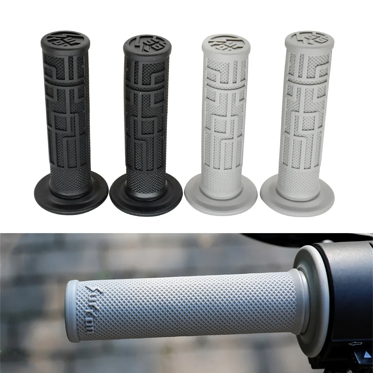 Motorcycle-Original-Rubber-Handlebar-Hand-Grip-Brake-Handle-For-Sur-Ron ...