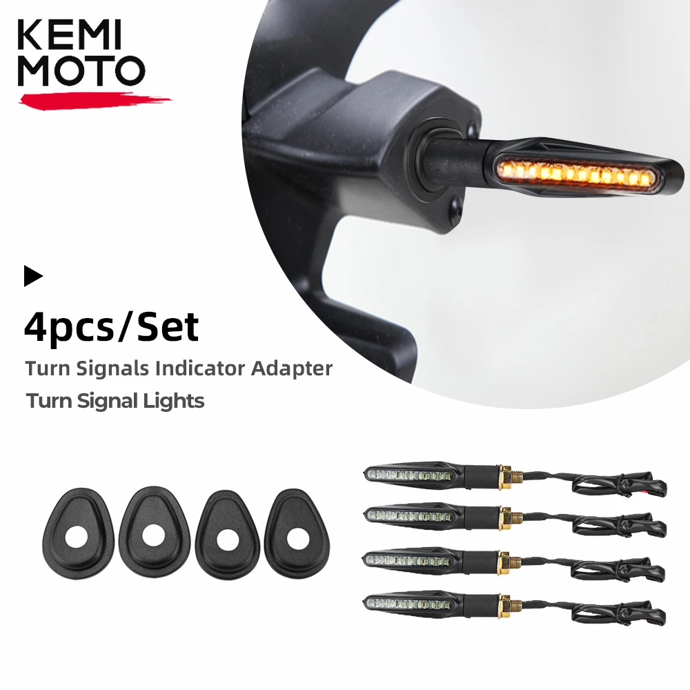 4pcs-Motorcycle-Turn-Signal-Indicator-Adapter-Spacers-For-KAWASAKI-Z250 ...