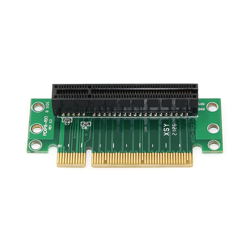 PCIe-8x-Adapter-Riser-Card-Converter-90-Degree-PCI-Express-PCI-E-X8 ...