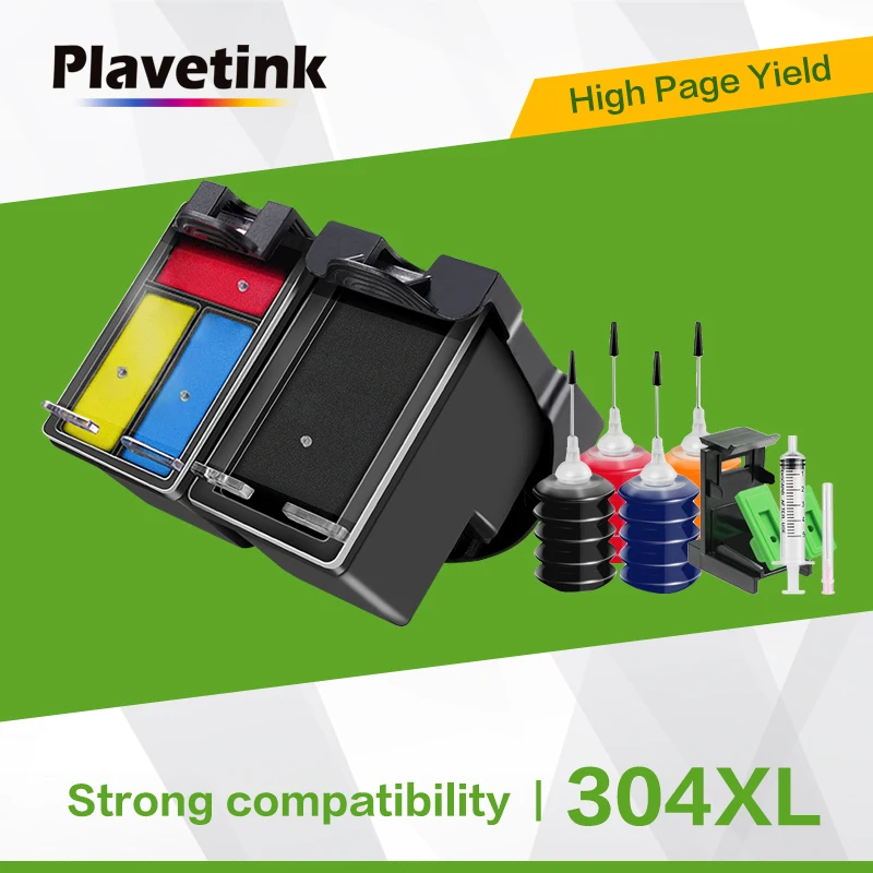 Plavetink-304XL-Compatible-For-HP-304-Ink-Cartridge-Envy-2620-2630-2632 ...