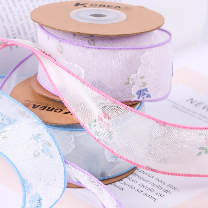 99-100Yards-25MM-38MM-Binding-Snow-Gauze-Yarn-Ribbon-0629R13-Make ...