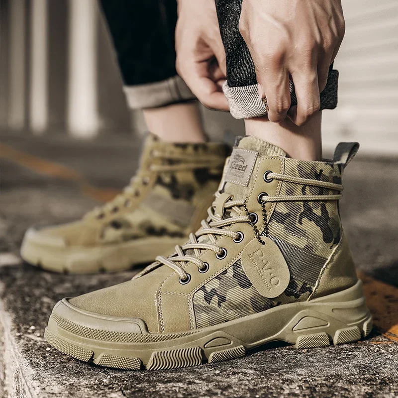 Fashion-Men-s-Military-Tactical-Boots-Army-Boots-Men-with-Side-Zipper ...