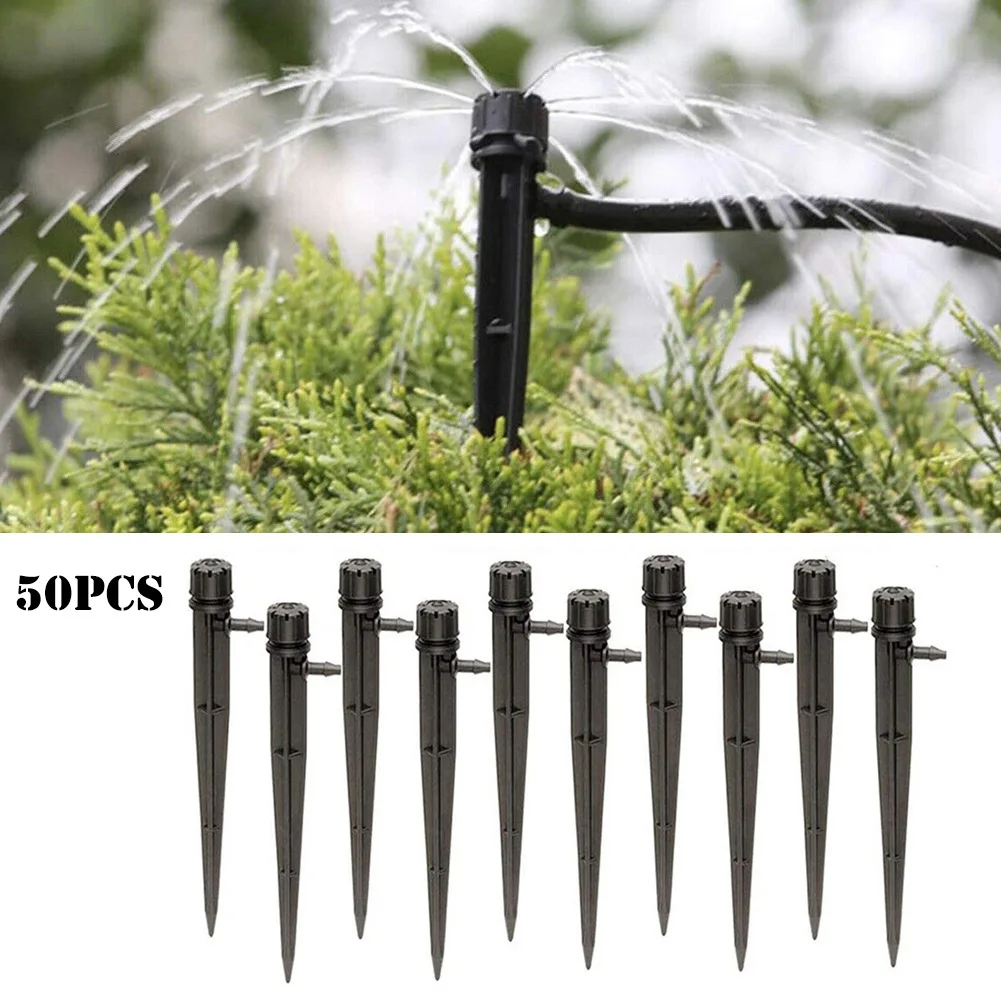 50pcs-Drip-Irrigation-Support-Stakes-Adjustable-Water-Flow-Irrigation ...