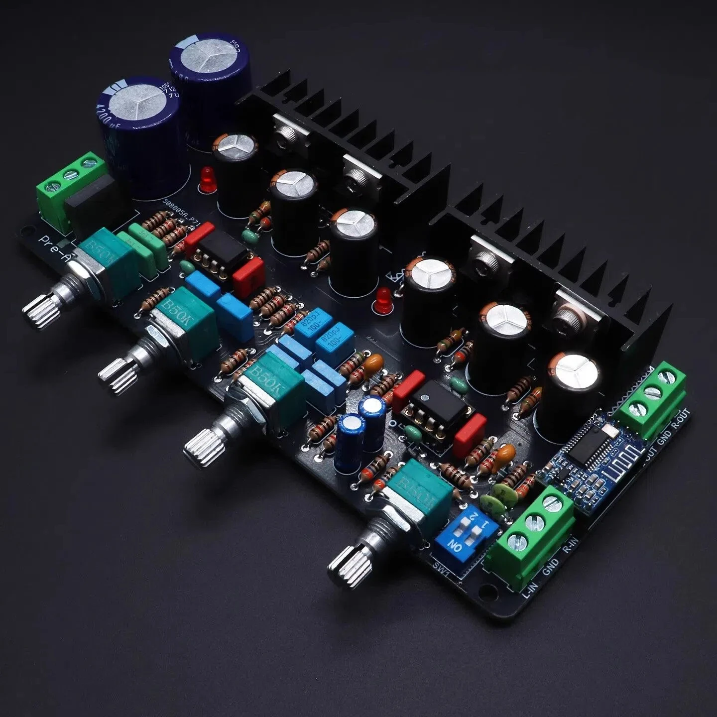 GHXAMP Bluetooth Hi-Fi Preamp Board with M5 Class A Parallel Design ...