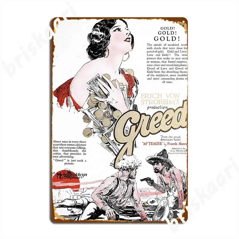 Original Movie Poster Greed 1924