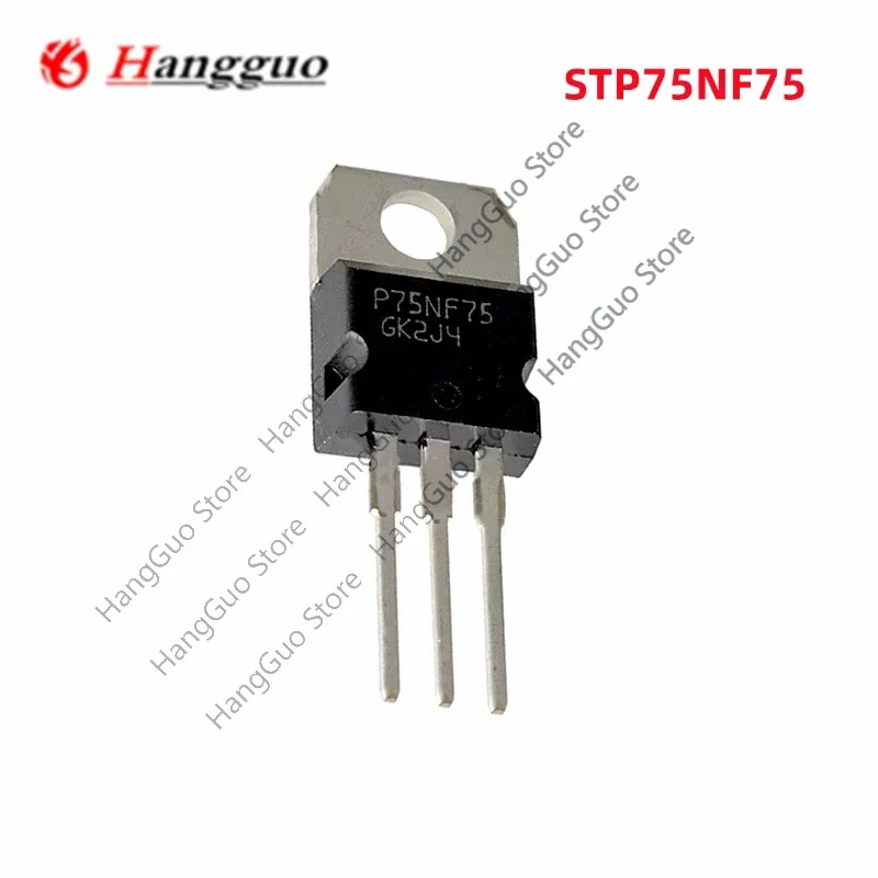 50Pcs/Lot Brand new original STP75NF75 TO-220 P75NF75 75N75 MOSFET ...