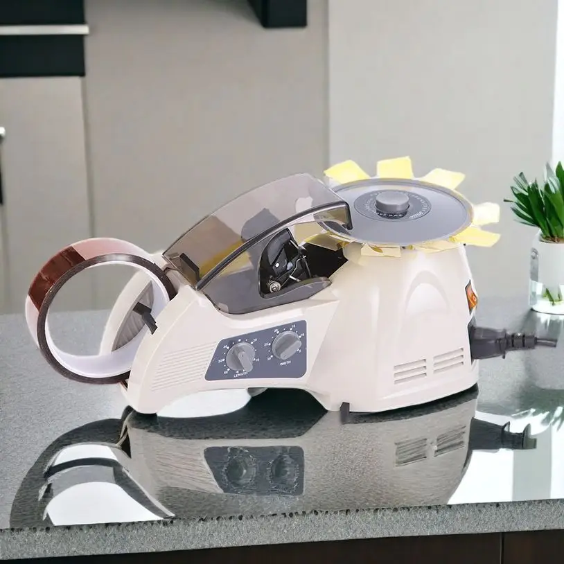 ZCUT-8-Auto-Tape-Dispenser-Automatic-Tape-Cutter-with-Knobs-to ...