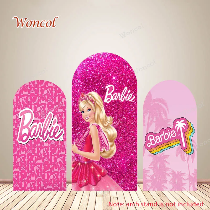 Barbie-Arch-Backdrop-Girl-Birthday-Baby-Shower-Backdrop-Double-Sided ...