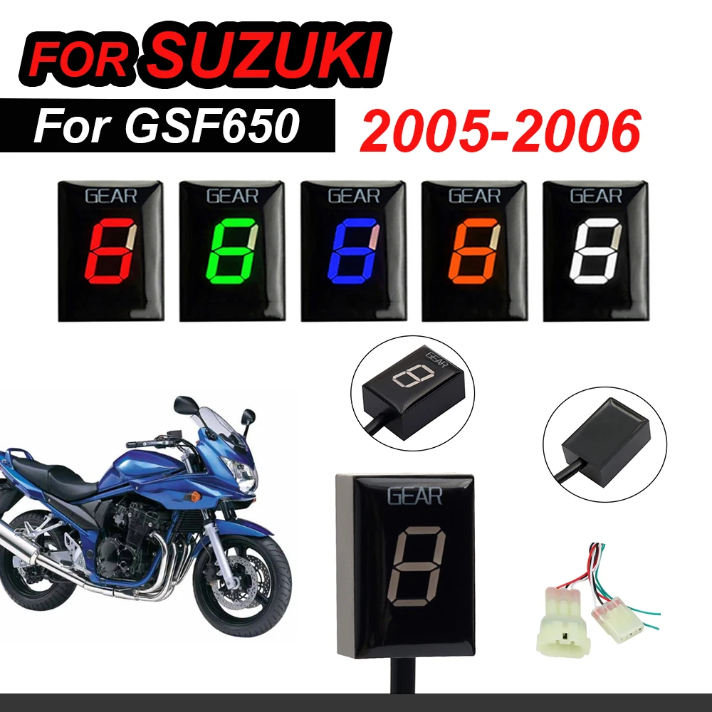 For-Suzuki-GSF650-GSF-650-2005-2006-Motorcycle-Accessories-LED-1-6-Gear ...
