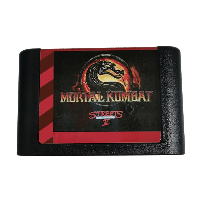 Mortal kombat streets rage2 Cartridge 16 Bit MD Game Card For Sega Mega ...