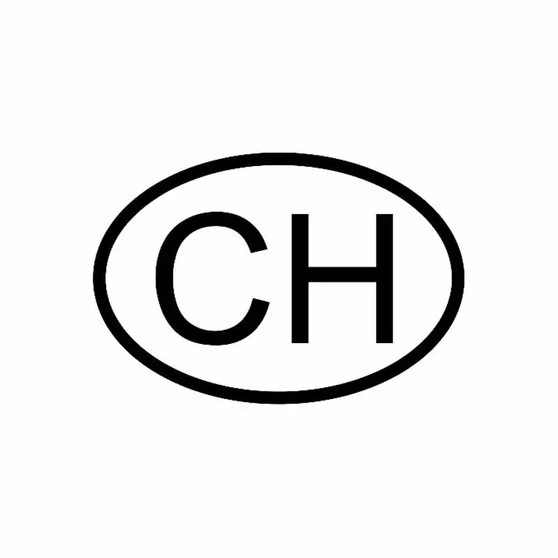 Car-sticker-creative-car-sticker-CH-Swiss-country-code-oval-car ...