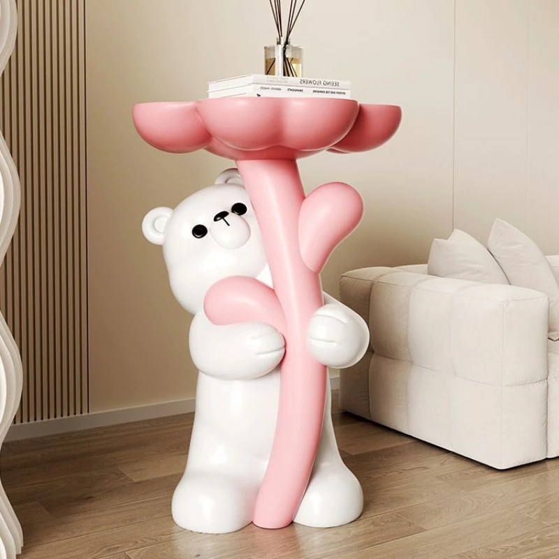 Cute-Cartoon-Bear-Coffee-Table-Sofa-Bedside-Table-Sundries-Organizer ...