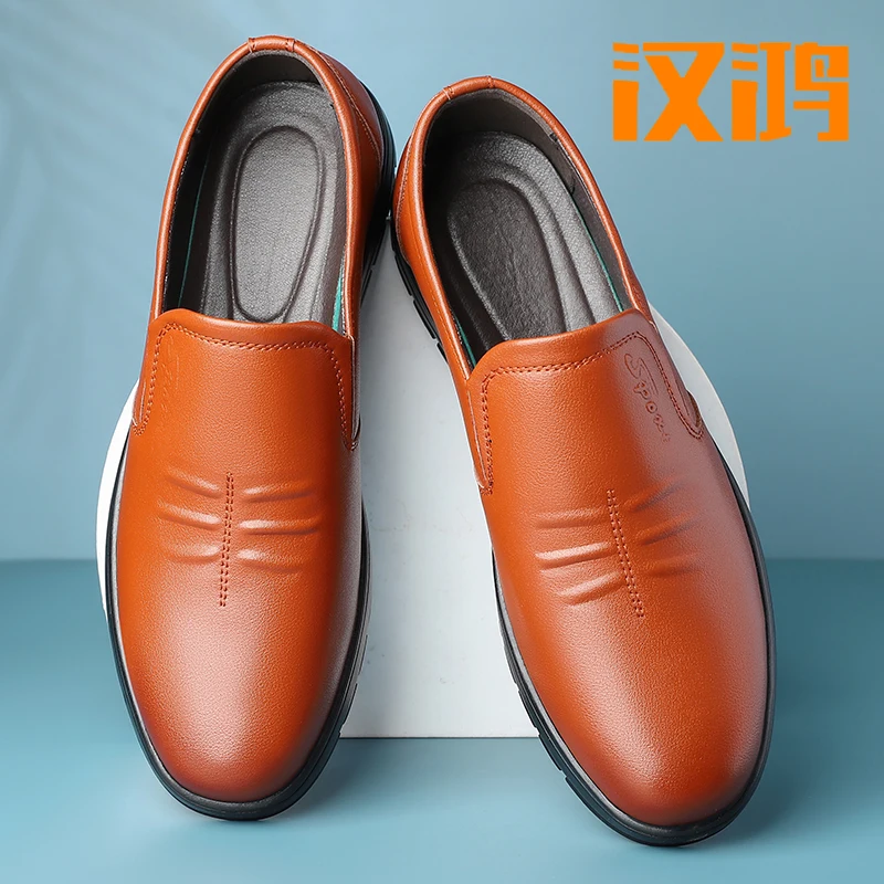 Hanhong-Men-s-Shoes-Genuine-Leather-New-Men-s-British-Leisure-Business ...