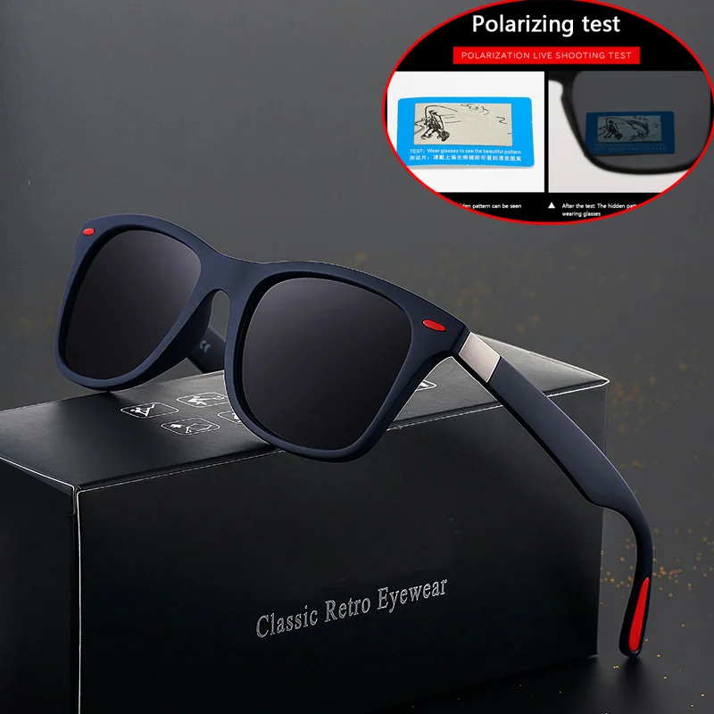 Classic Polarized Sunglasses Men Women Brand Design Driving Square ...