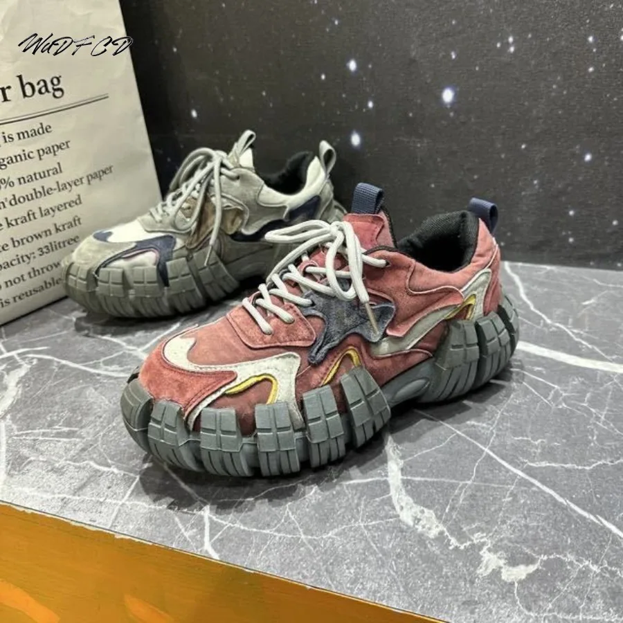 Chunky-Sneaker-Men-Designer-Tire-Sole-Sport-Shoes-Fashion-Casual ...