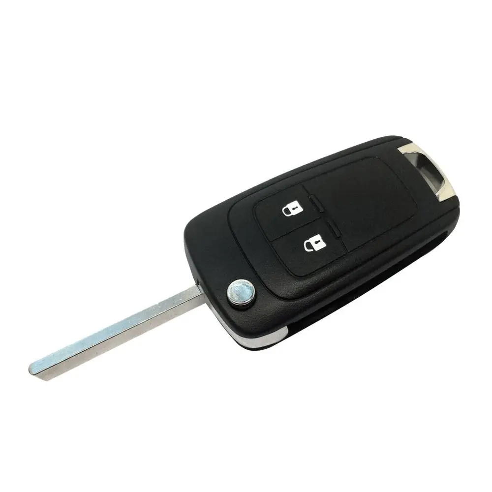 2 Button Car Folding Key Case Car Key Protective Shell For Opel Astra J ...